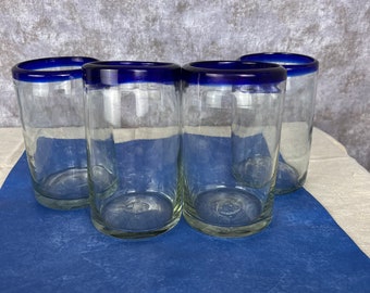 Cobalt Blue Rim Glasses - Etsy