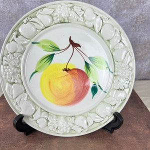 Set of 4 Vintage Handpainted Pizzato Italy Fruit Design Dessert / Salad ...