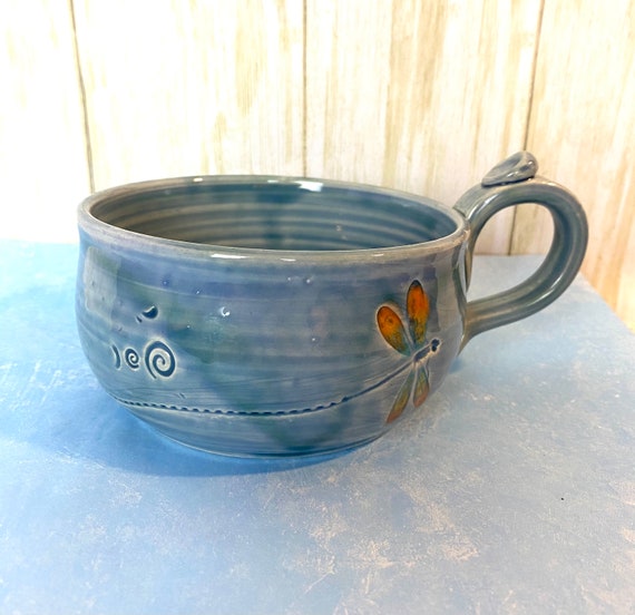 Vintage Helen Helwig Signed Hand Thrown Pottery Mug | Etsy