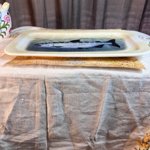 Vintage J Wiens Fish Platter Porcelain Serving Platter - Etsy