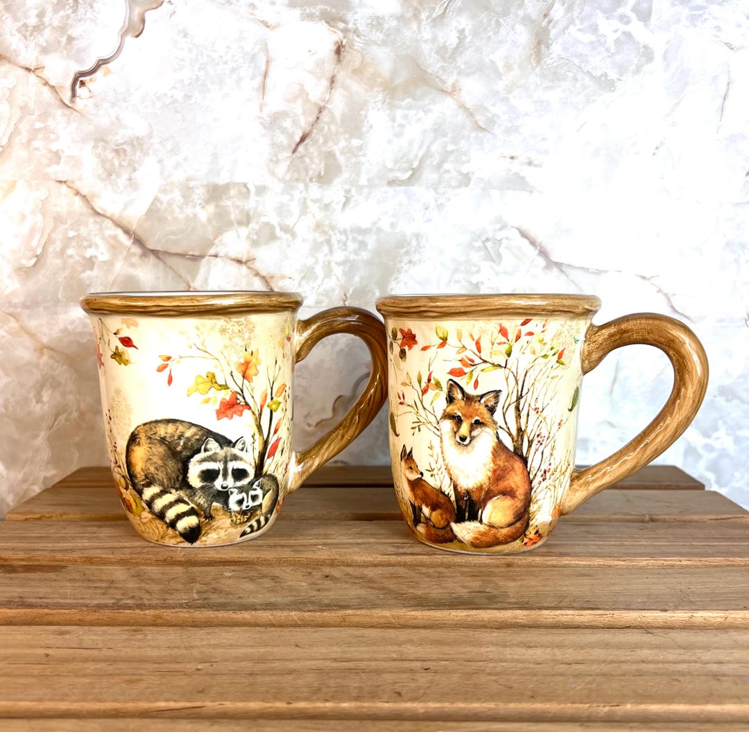 Susan Wingert Certified International Animal Mugs~” Pine Forest ...