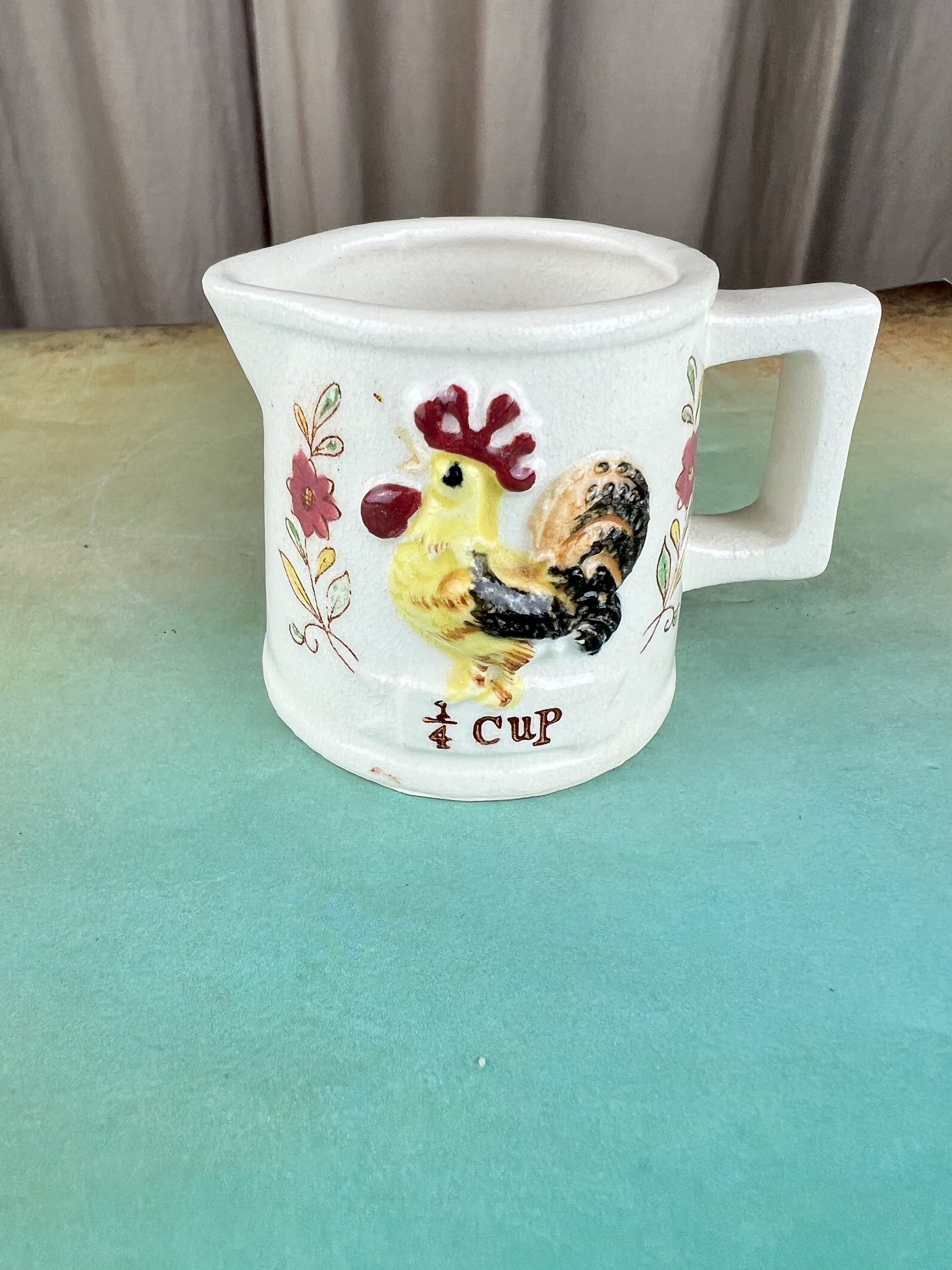 Vintage Rooster Measuring Cups Japan Farmhouse Cottage - Etsy