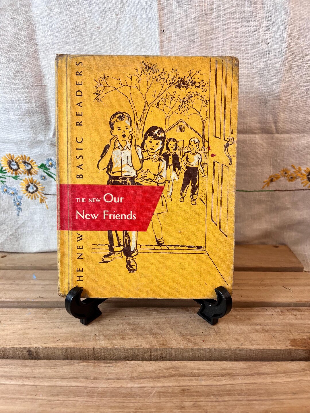 Children’s Reader Book~the New Basic Reader, “the New Our New Friends”~made in Usa~1956~features ...