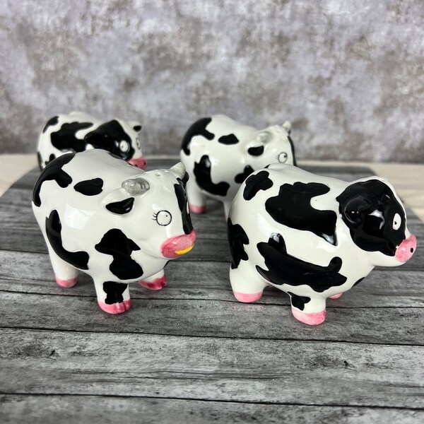Cow Salt and Pepper - Etsy