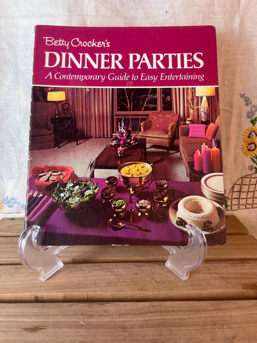 Betty Crocker's Dinner Parties, 1971 Vintage Cookbook | FIRST Edition ...