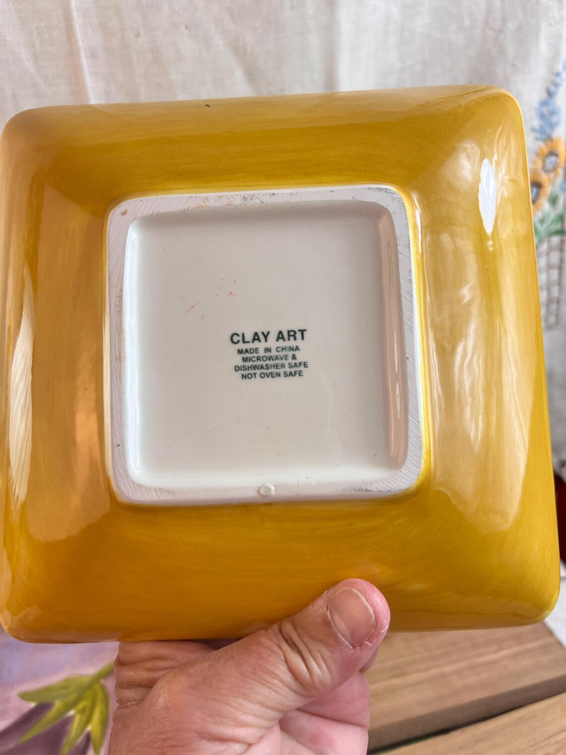 Clay Art Appetizer/side Plates Terra Toscana Artichoke, Tomatoe ...