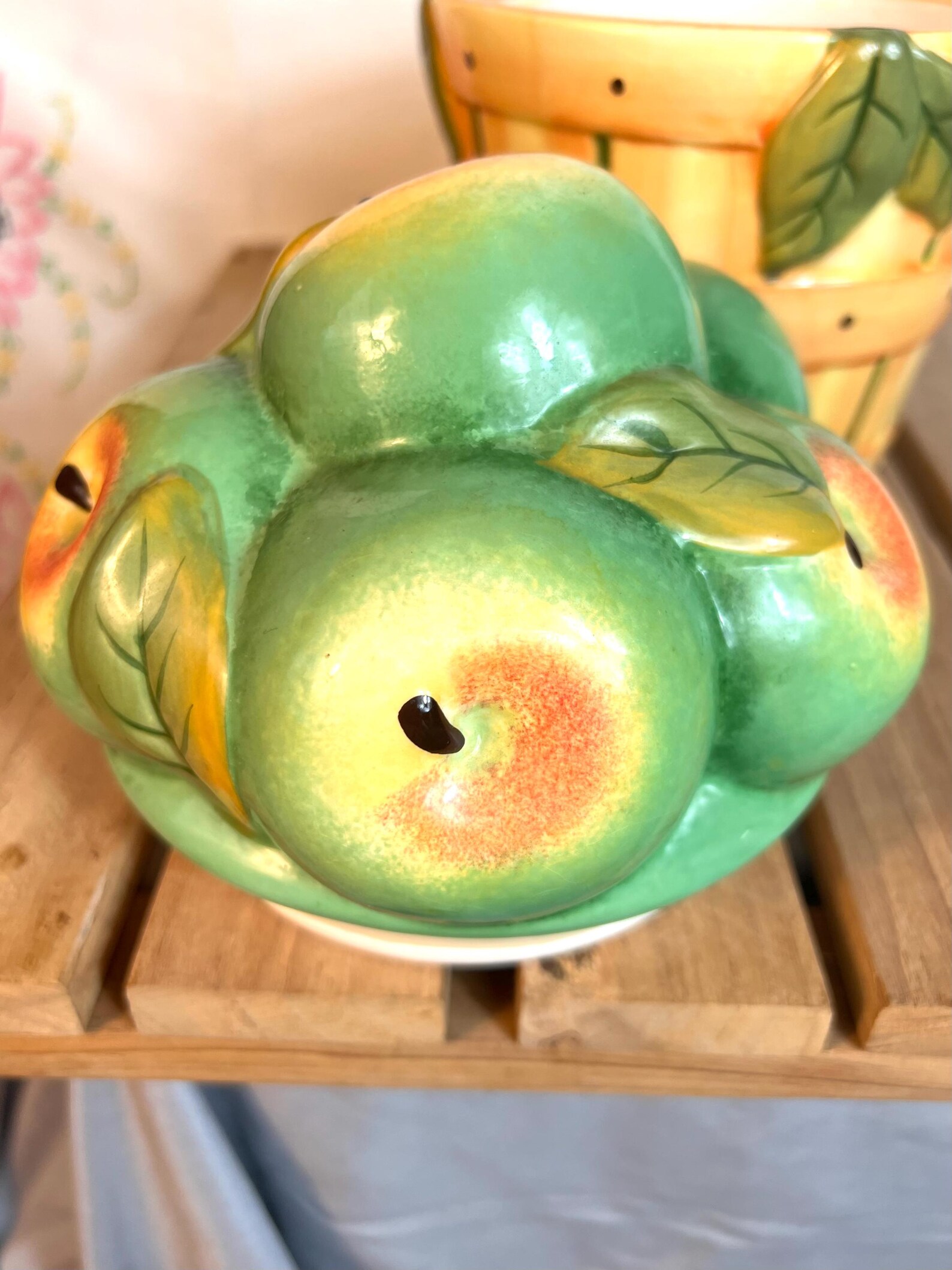 Cracker Barrel Canister Fruit Canister Set~farmers Market~designed by ...