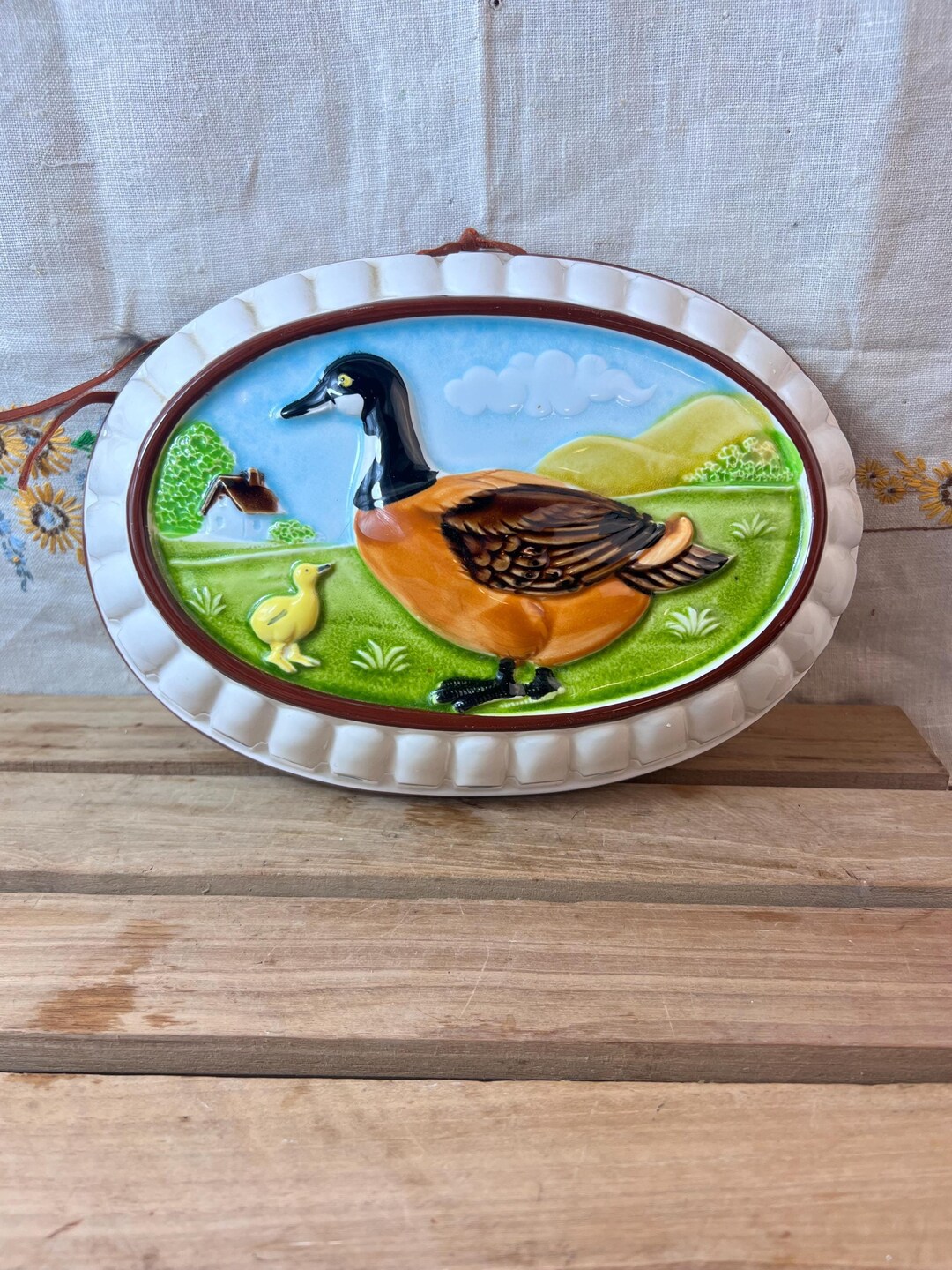 Vintage Mallard Duck and Duckling Vintage Ceramic Kitchen Jello Mold ...