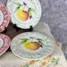 Set of 4 Vintage Handpainted Pizzato Italy Fruit Design Dessert / Salad ...