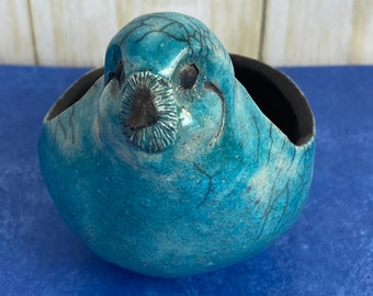 Ceramic Blue Birds | Etsy