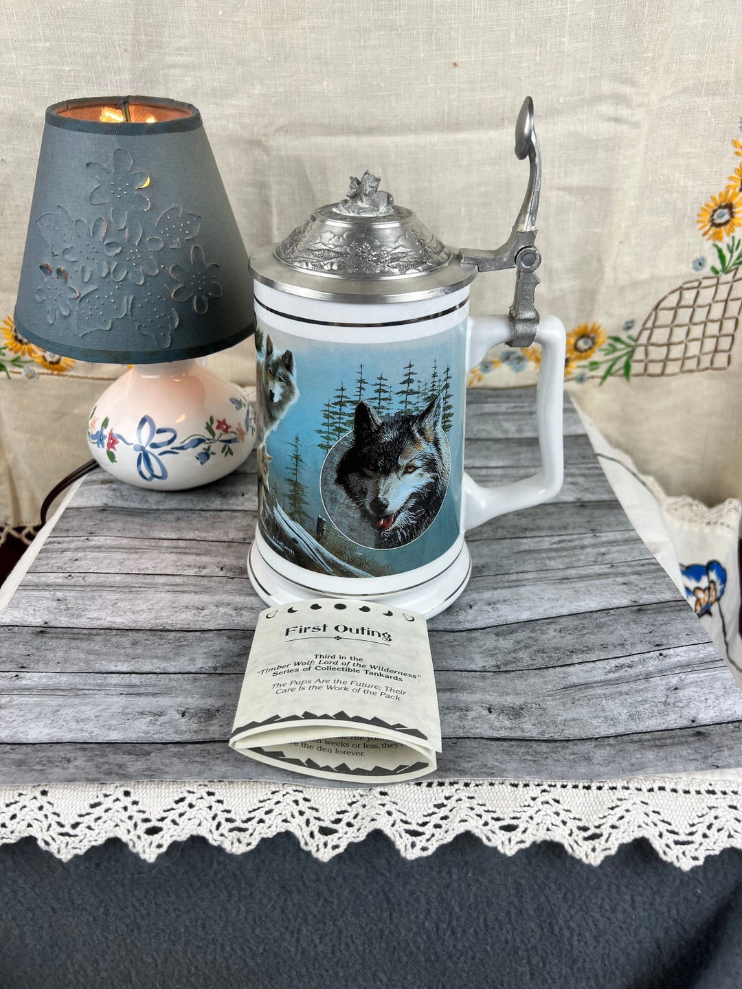 Stein LONGTON Crown Timber Wolf Tankard Collection~first Outing~third ...