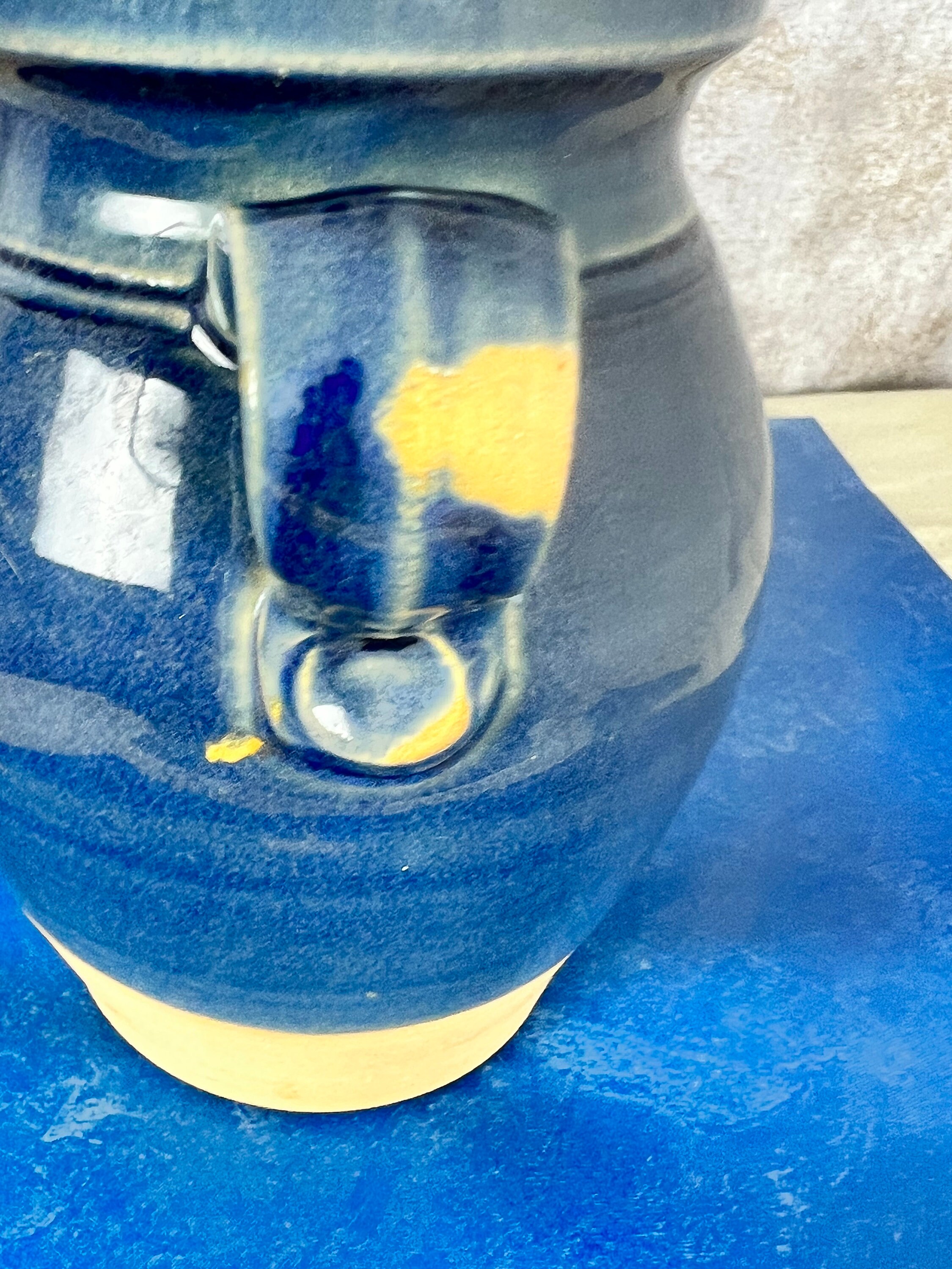 Rowe Pottery Works Pot With Lid Blue Cambridge 6.5 - Etsy