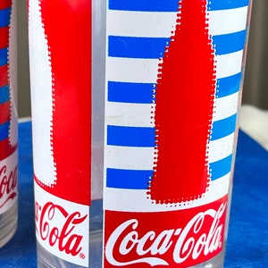 Set of 4 Coca Cola 4th of July Stars and Stripes Melamine Plates and ...