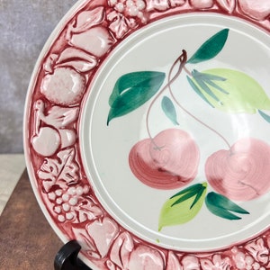 Set of 4 Vintage Handpainted Pizzato Italy Fruit Design Dessert / Salad ...