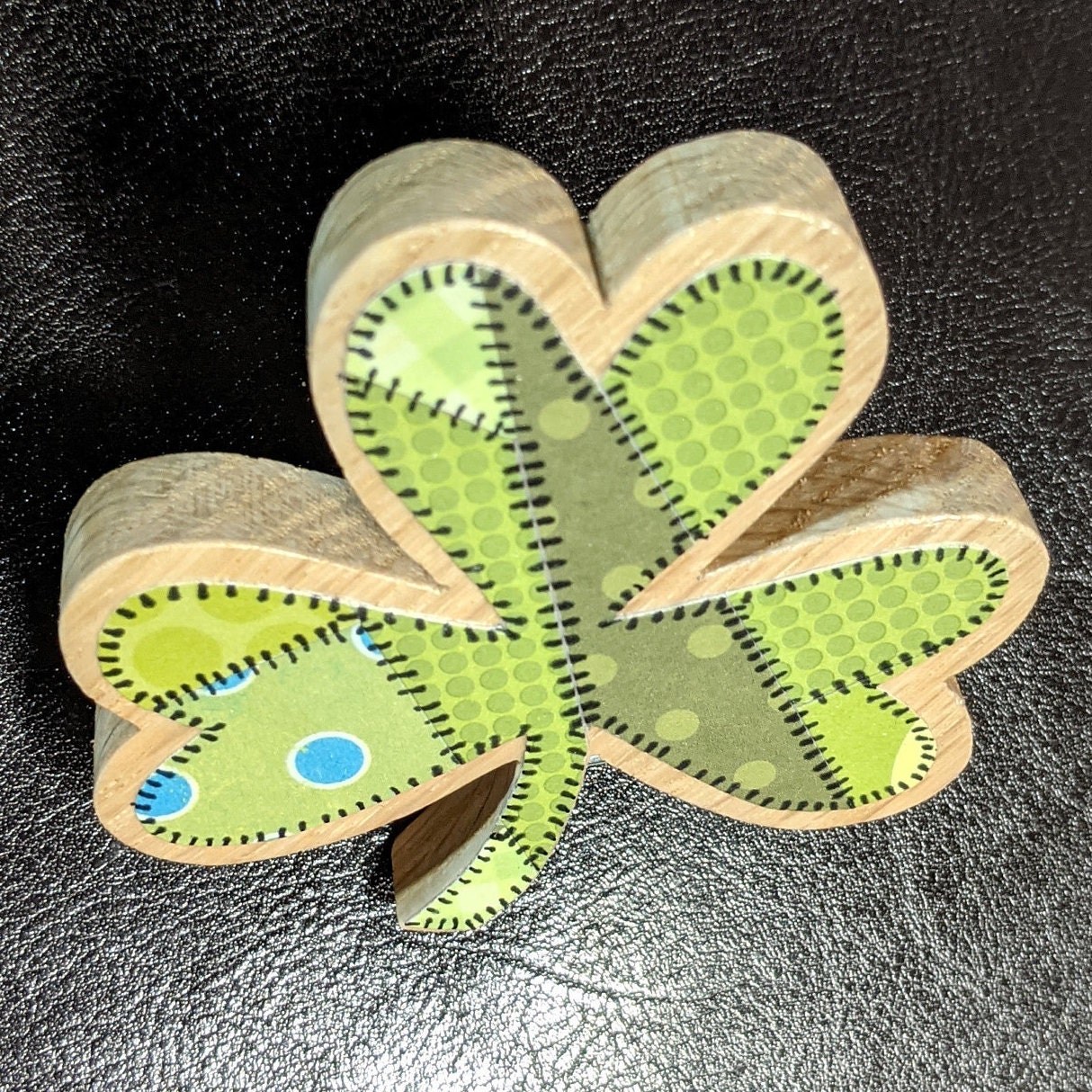 Shamrock Magnet in Solid Oak - Etsy
