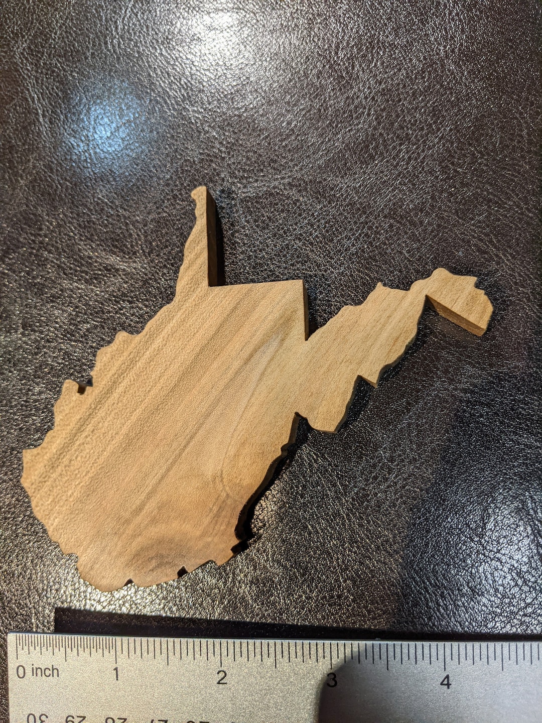 West Virginia Magnet in Solid Hardwood - Etsy