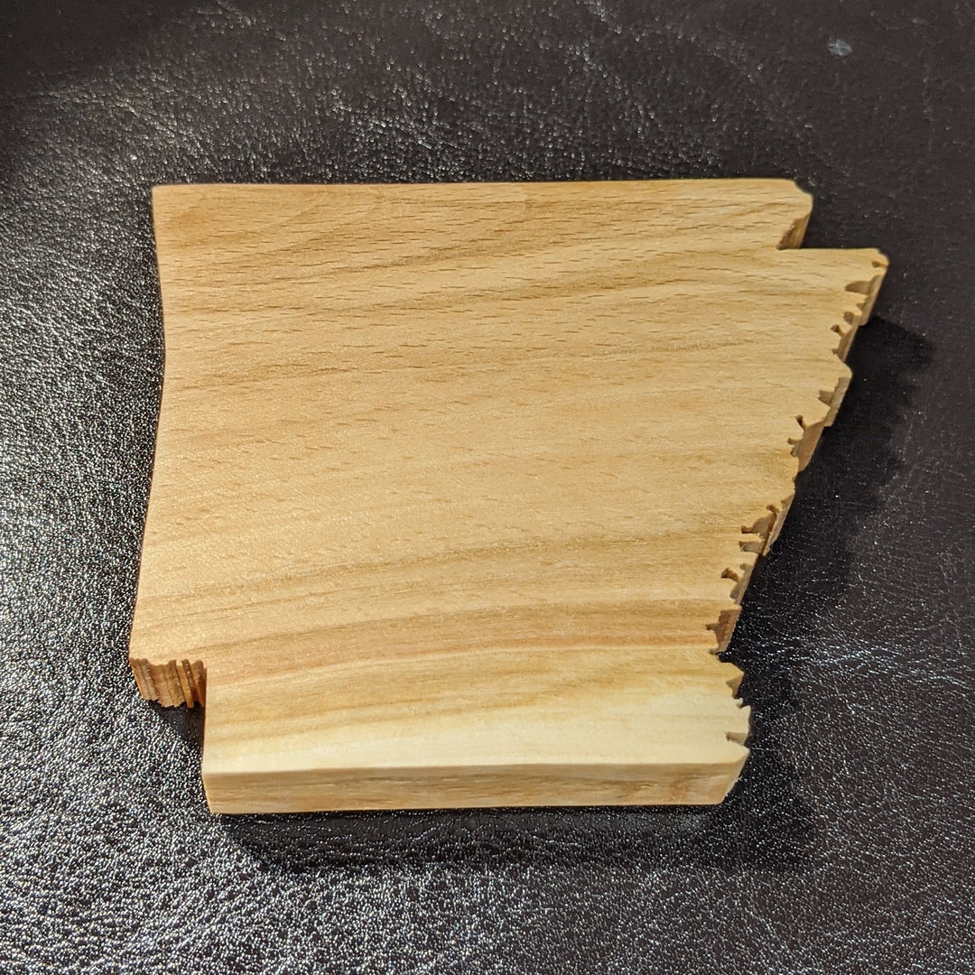 Arkansas Magnet in Solid Hardwood - Etsy