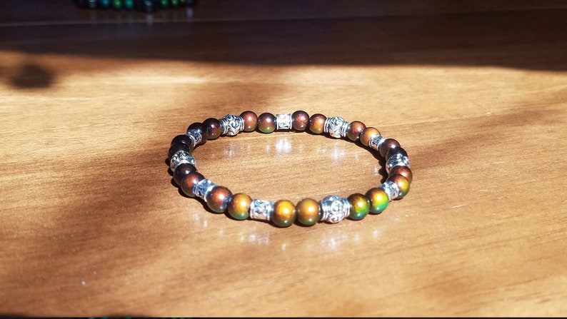 Mood Bracelet Mood Bead Bracelet Mood Jewelry Calming - Etsy