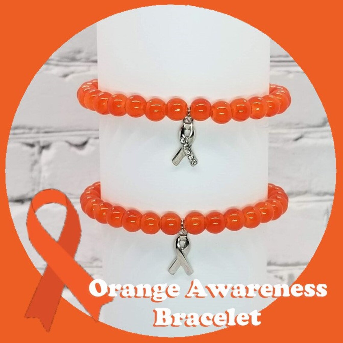 Awareness Ribbon Bracelet COPD Leukemia Awarenessms - Etsy