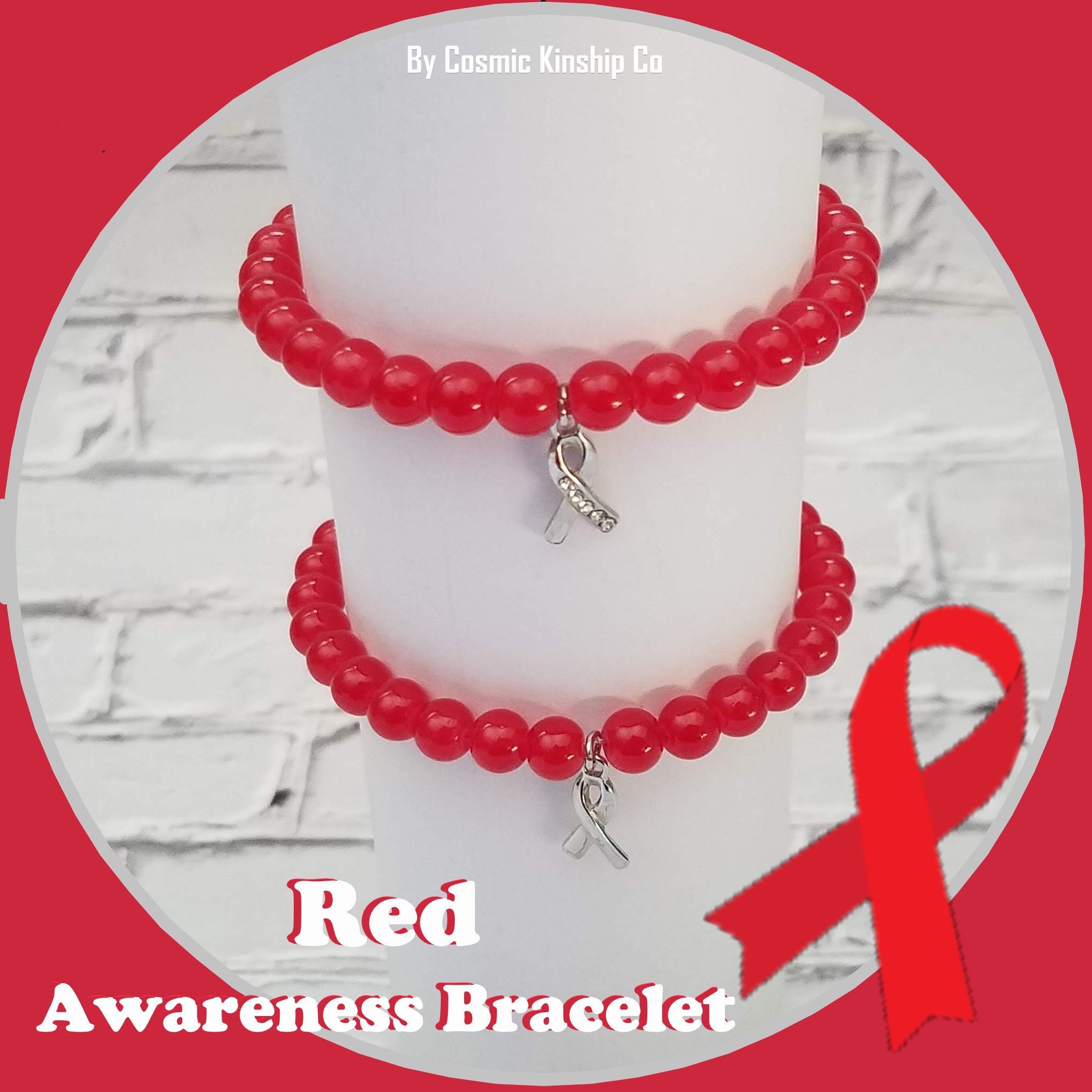 Awareness Ribbon Bracelet Cause Bracelet Tuberculosis - Etsy