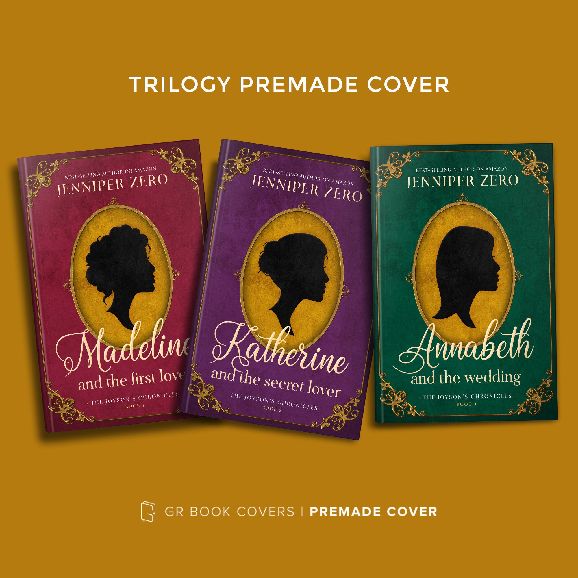 Premade Book Cover Design Kindle Ebook Cover Trilogy Etsy