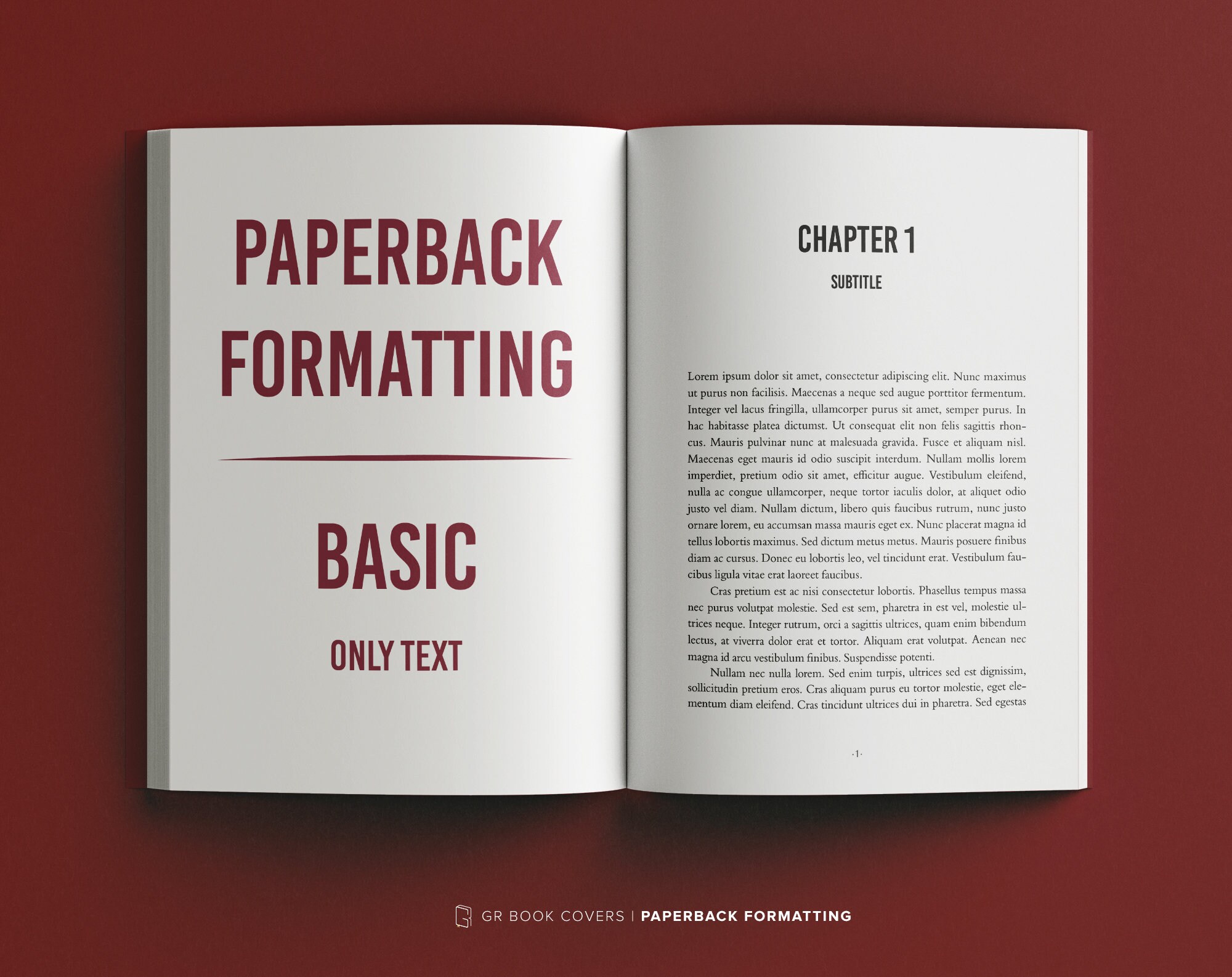 Paperback Formatting KDP and Ingramspark Formatting Book Interior ...