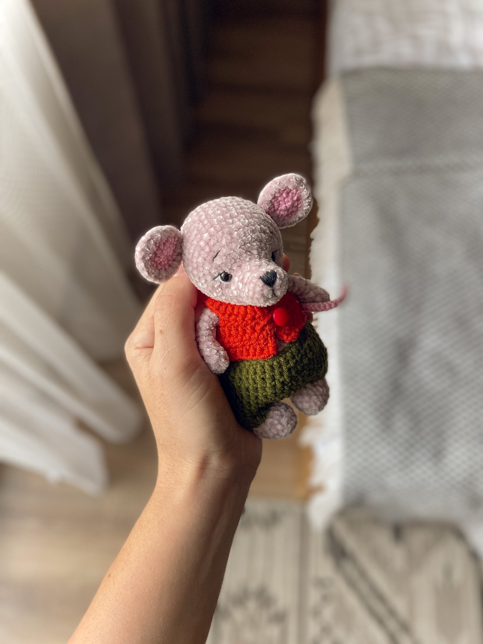 Crochet Pattern Rat Crochet Tutorial Rat White Rat Crochet - Etsy