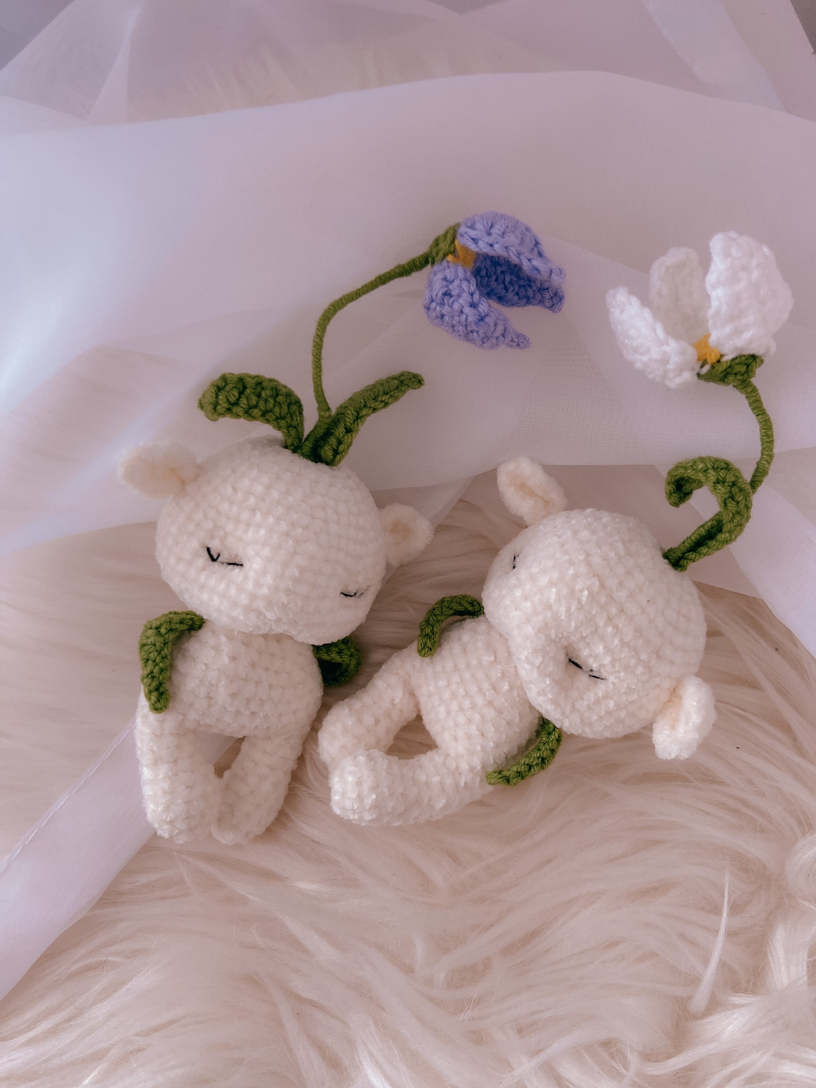 Sleep Flowers/ Amigurumi Pattern - Flower PDF Crochet Pattern ...