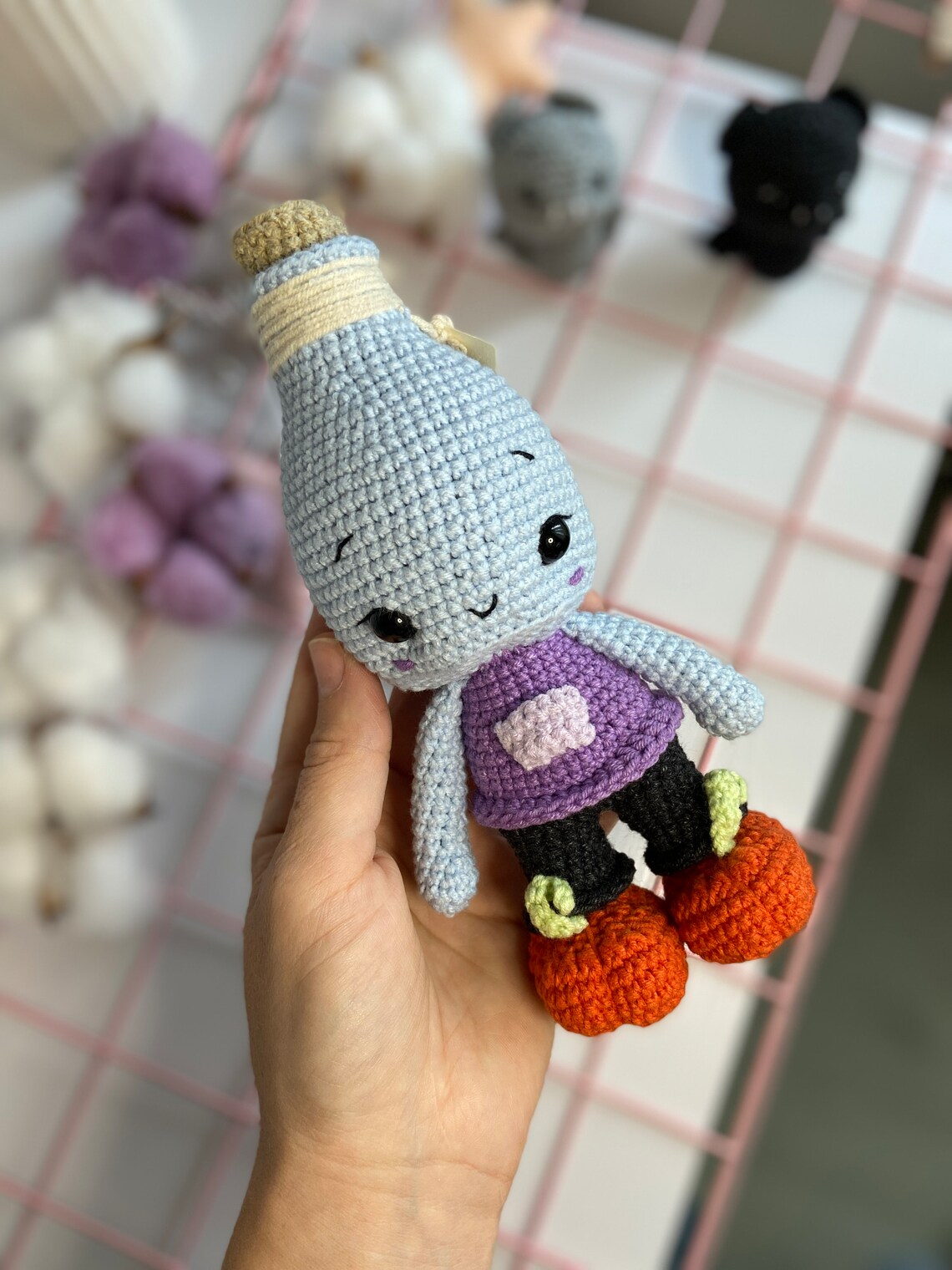 Amigurumi Potion Bottle Crochet Pattern. Halloween Pattern. - Etsy