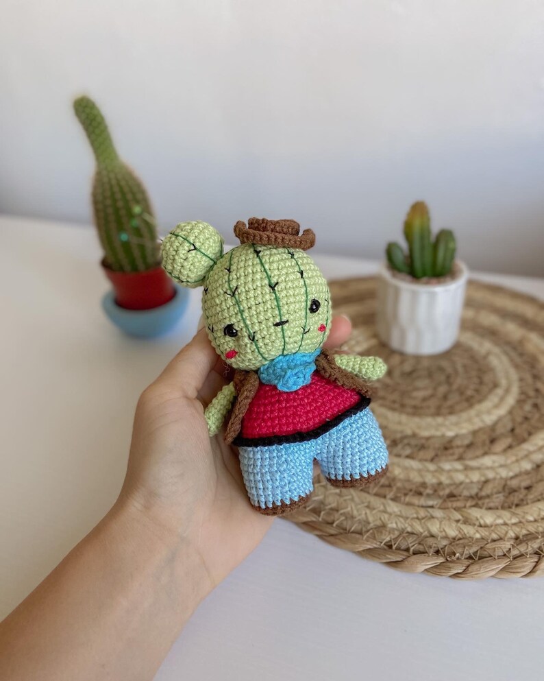 Cactus Hand CROCHET PATTERN / Amigurumi Cactus PDF English - Etsy