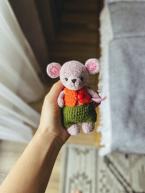 Crochet Pattern Rat Crochet Tutorial Rat White Rat Crochet - Etsy