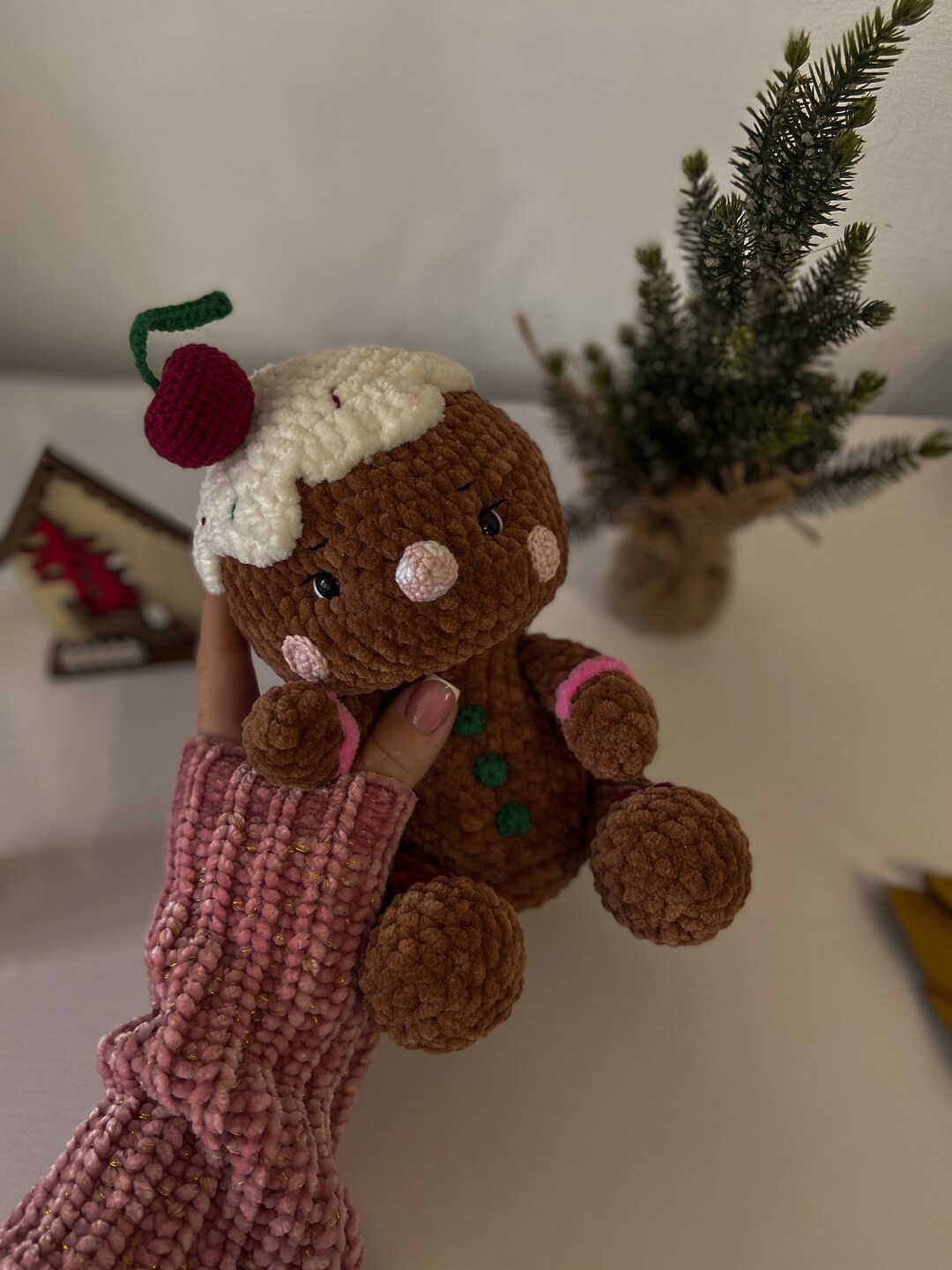 Gingerbread Crochet Pattern, Christmas Crochet Pattern, Crochet ...