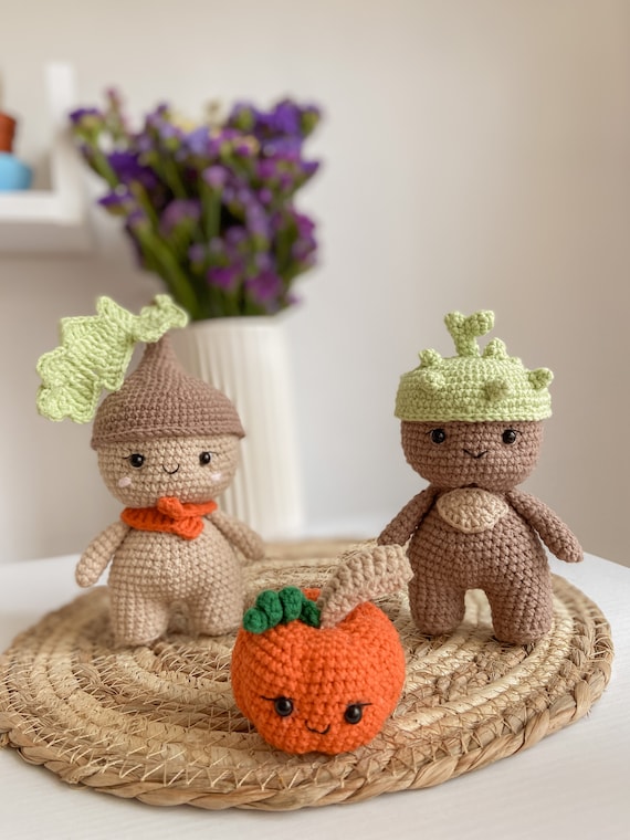 Pattern 3in1 Amigurumi Crochet Pattern Babies Acorn and - Etsy