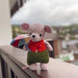 Crochet Pattern Rat, Crochet Tutorial Rat, White Rat Crochet, Gift Idea ...