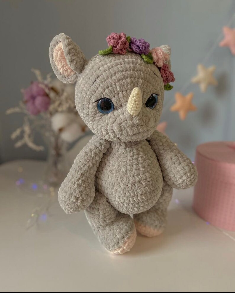 Pattern Rhino Pdf Rhino Crochet Pattern Crochet Pattern - Etsy