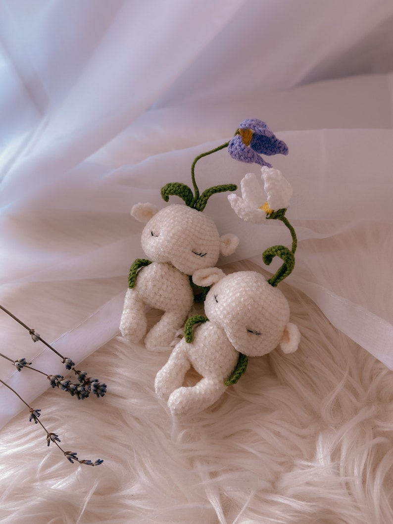 Sleep Flowers/ Amigurumi Pattern Flower PDF Crochet Pattern - Etsy