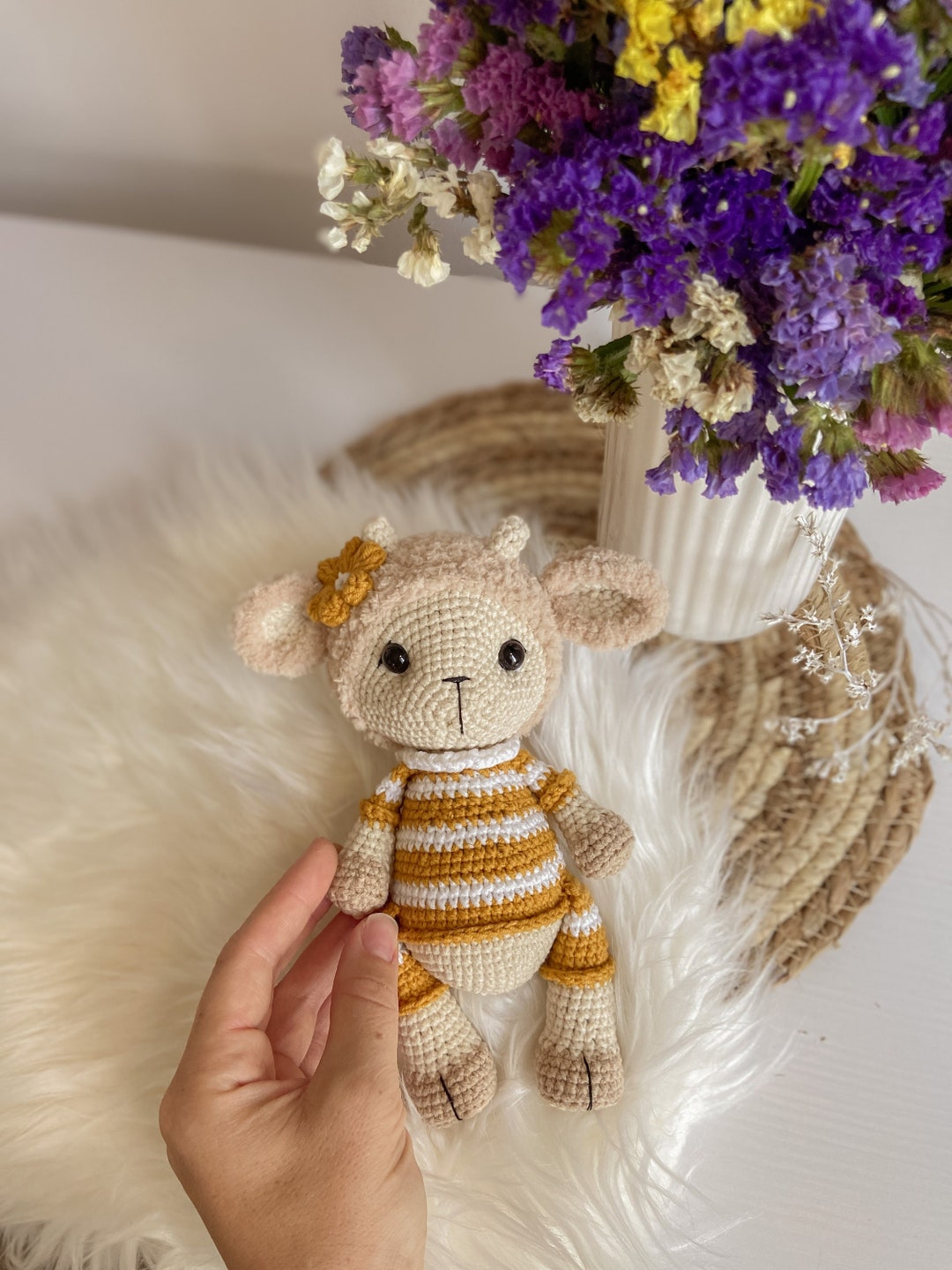 PATTERN: Crochet Sheep - Amigurumi Sheep Pattern - Crocheted Sheep ...