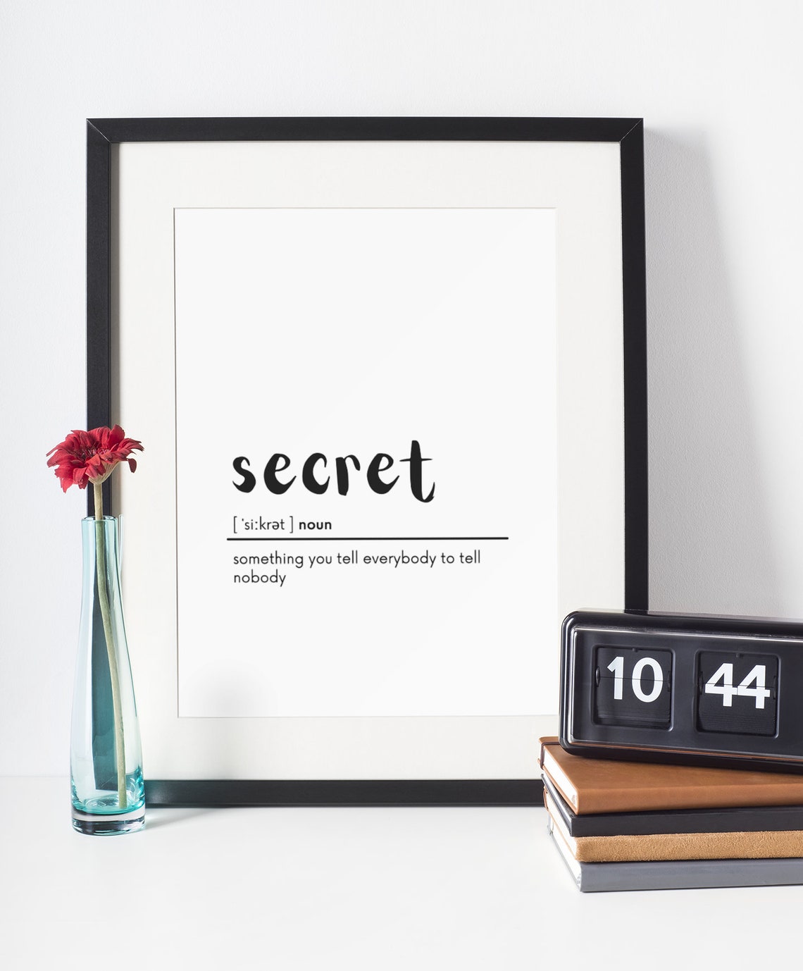 Secret Definition Printable DIGITAL DOWNLOAD Funny Definition Poster ...