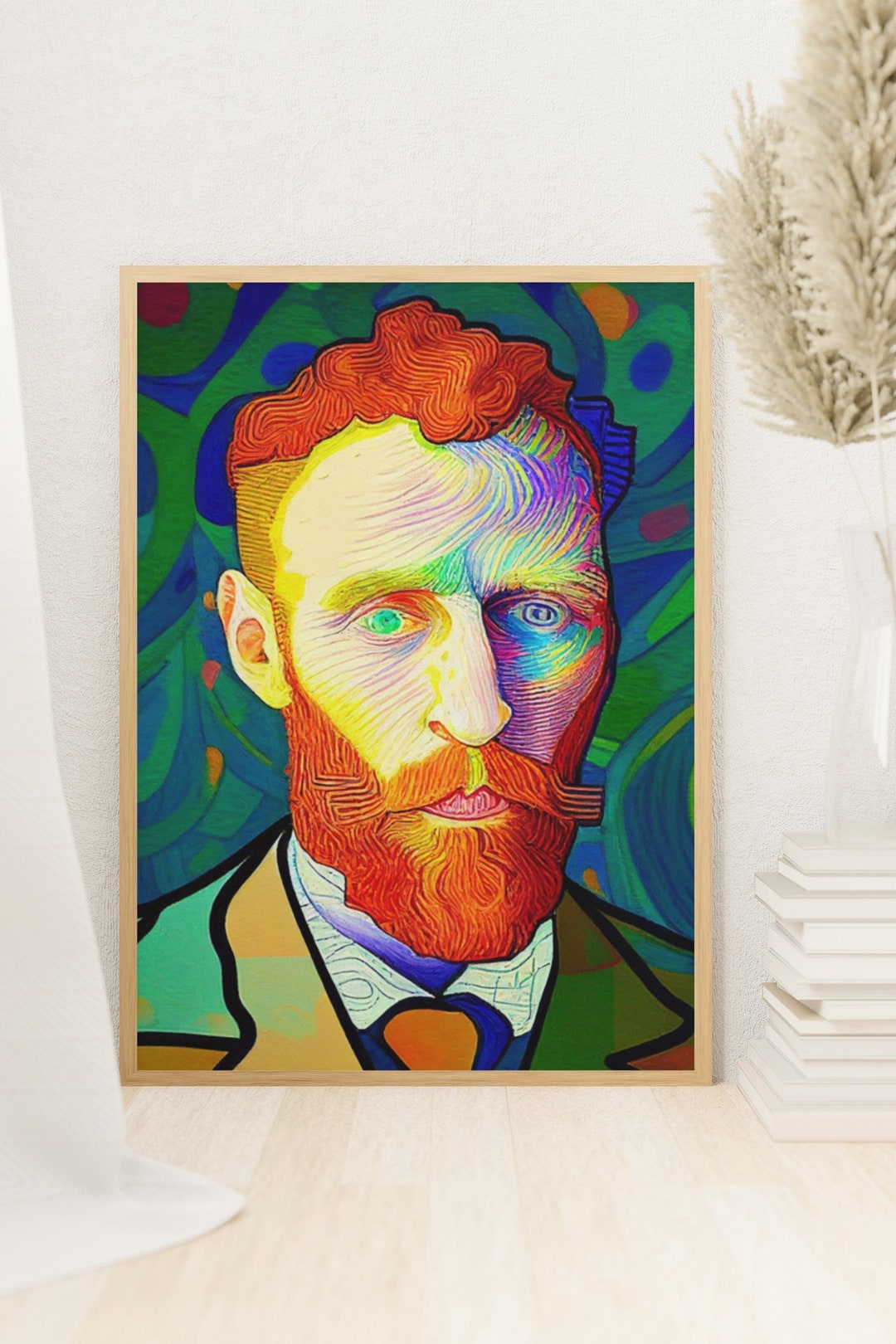 Reinterpretation of Van Gogh's "self-portrait" Digital Art | Art Wall ...
