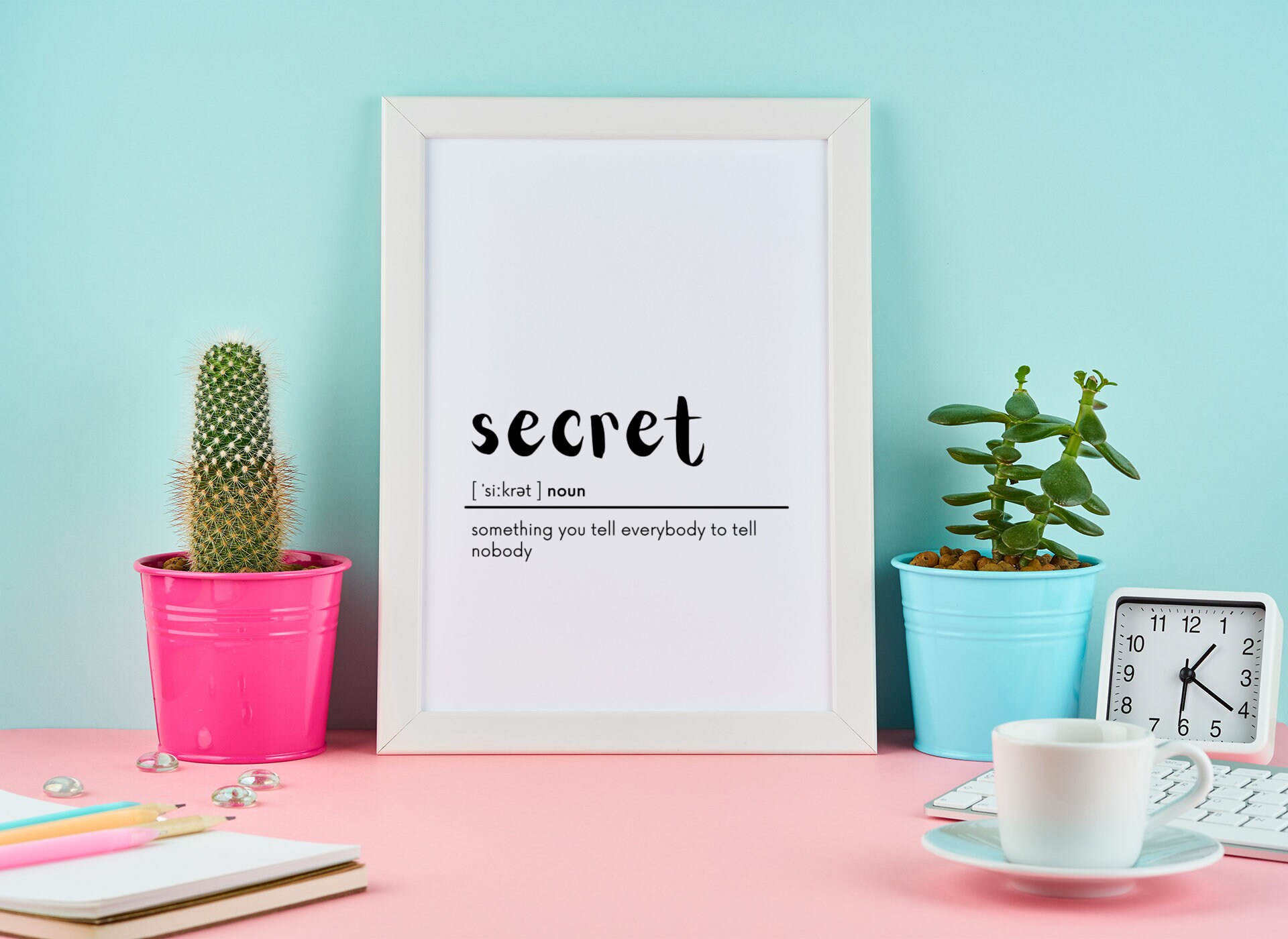 Secret Definition Printable DIGITAL DOWNLOAD Funny Definition Poster ...