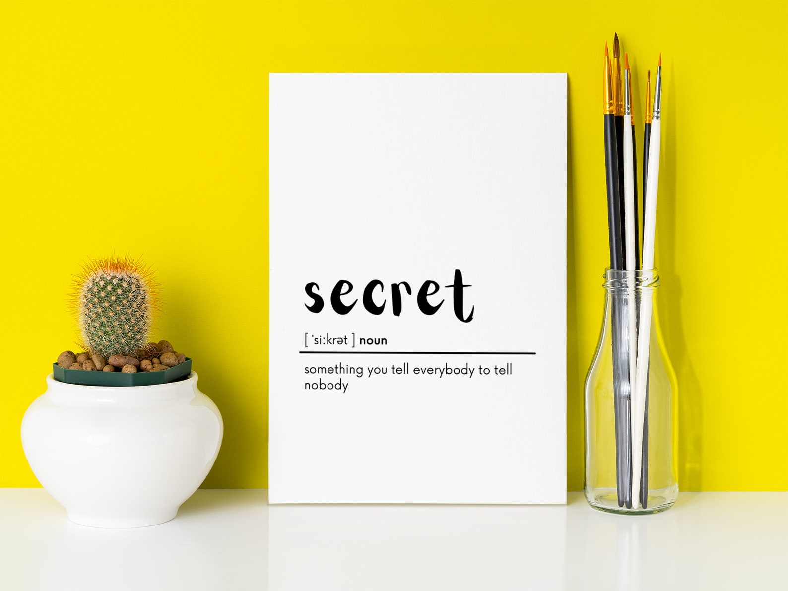 Secret Definition Printable DIGITAL DOWNLOAD Funny Definition Poster ...