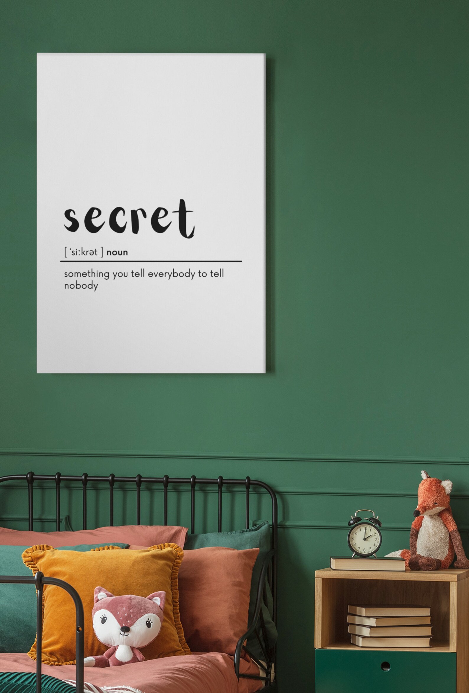 Secret Definition Printable DIGITAL DOWNLOAD Funny Definition Poster ...