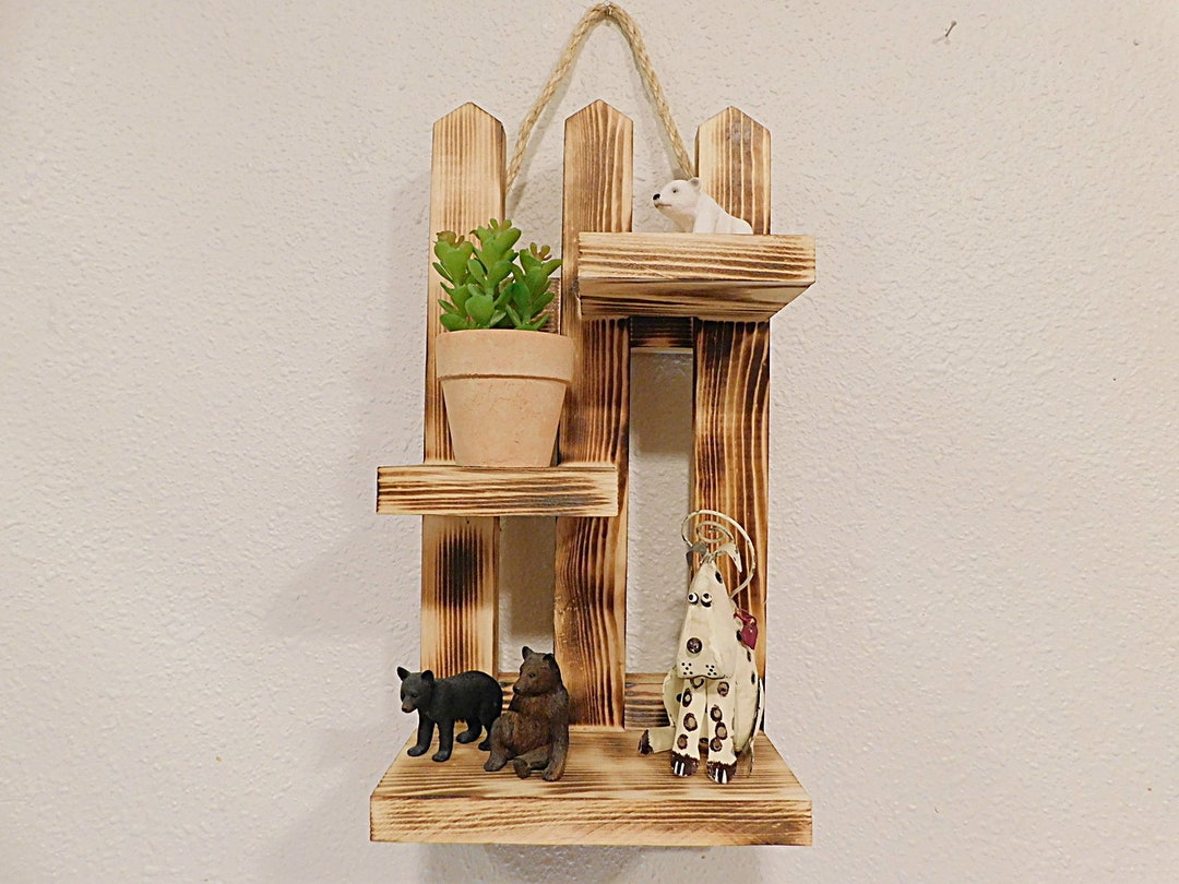 Wall Shelf Wall Decor,knick Knack Shelf, Wood Shelves, Wood Wall Decor ...