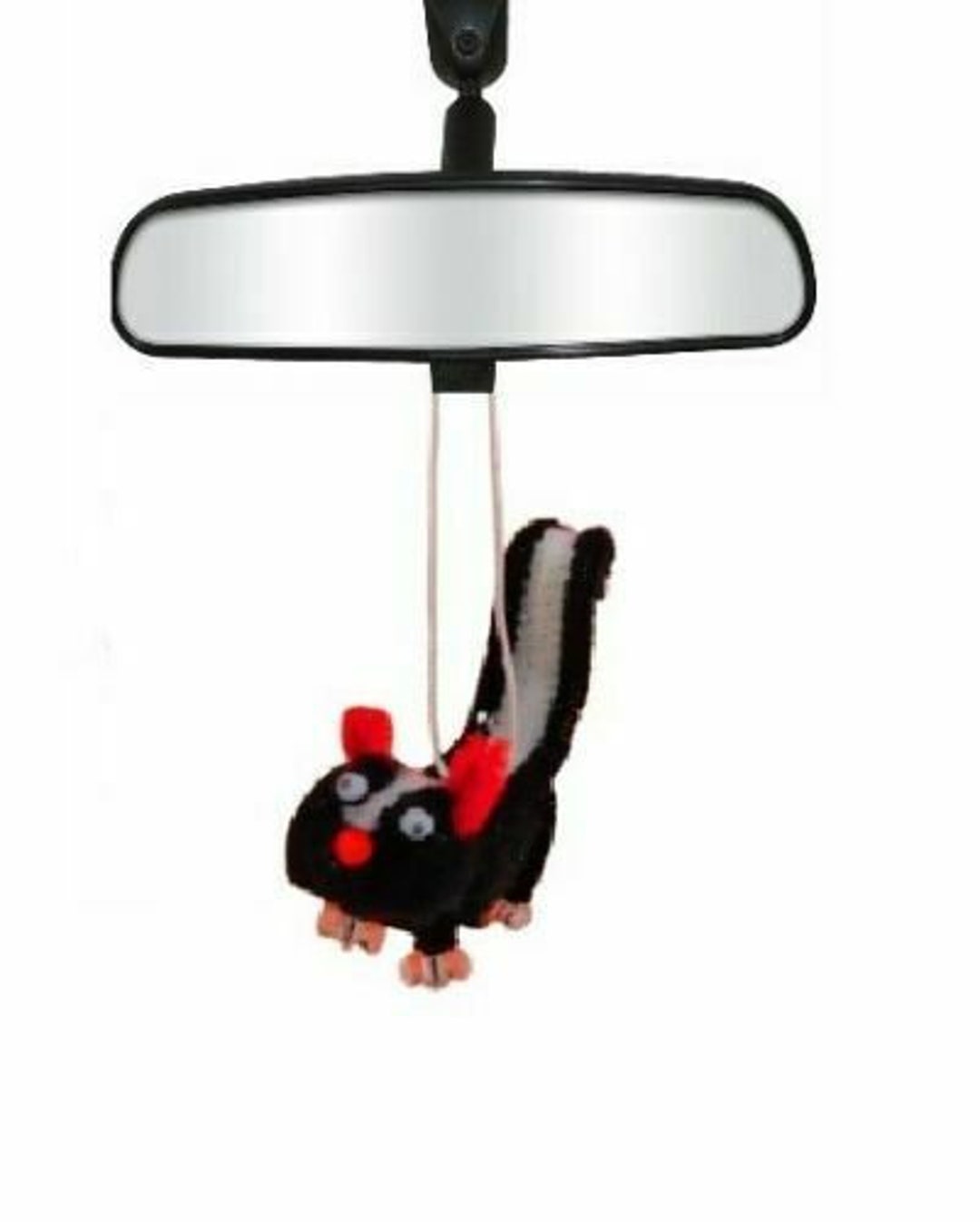 Little Plush Skunk Car Mirror Hanging Accessory - Etsy