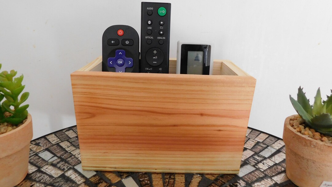 Tv Remote Control Holder / Farmhouse Decor a Great - Etsy