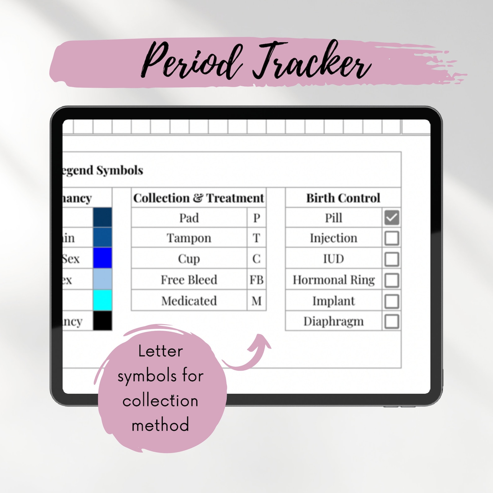Period Tracker Spreadsheet – Privacy-focused Menstrual Cycle Tracker ...