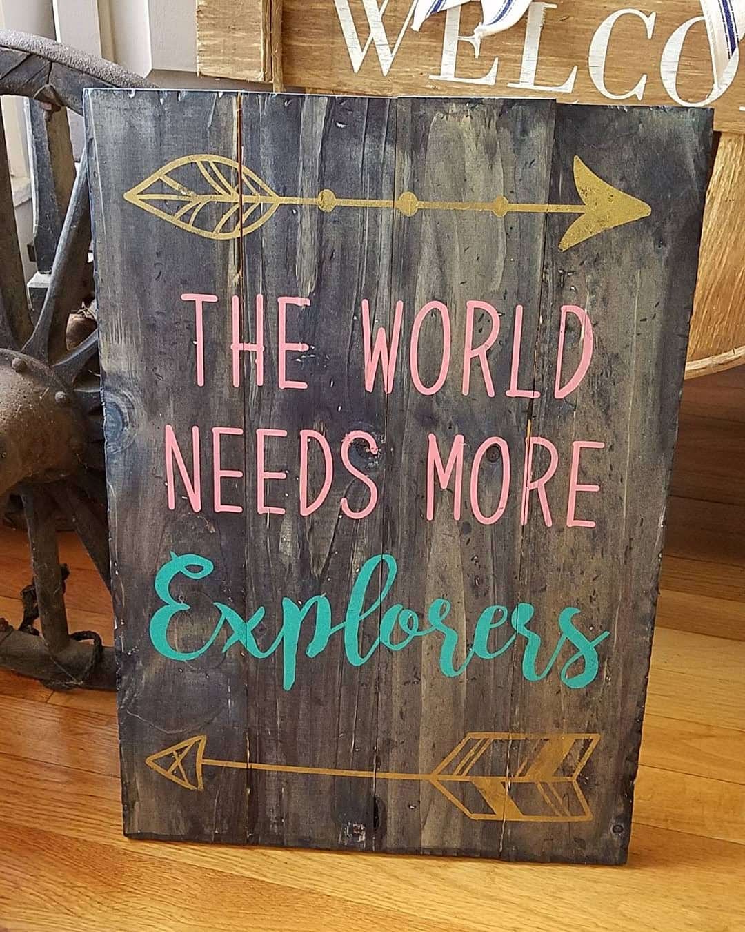 The World Needs More Explorers/ Digital Cut File/ Laser Cut / Cricut ...