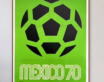 World Cup Poster 1970 - Etsy