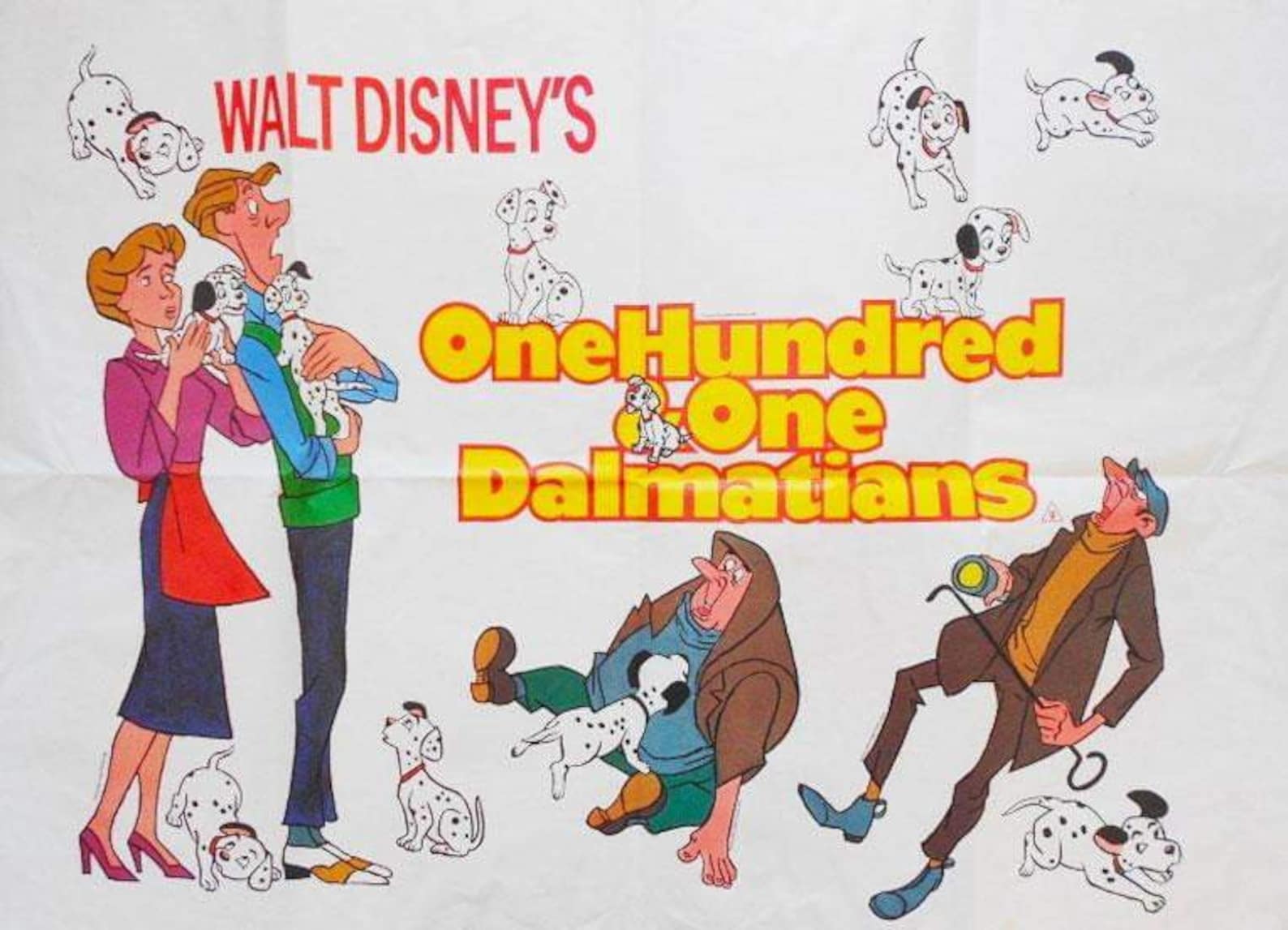 101 Dalmatians Original Vintage Poster | Etsy