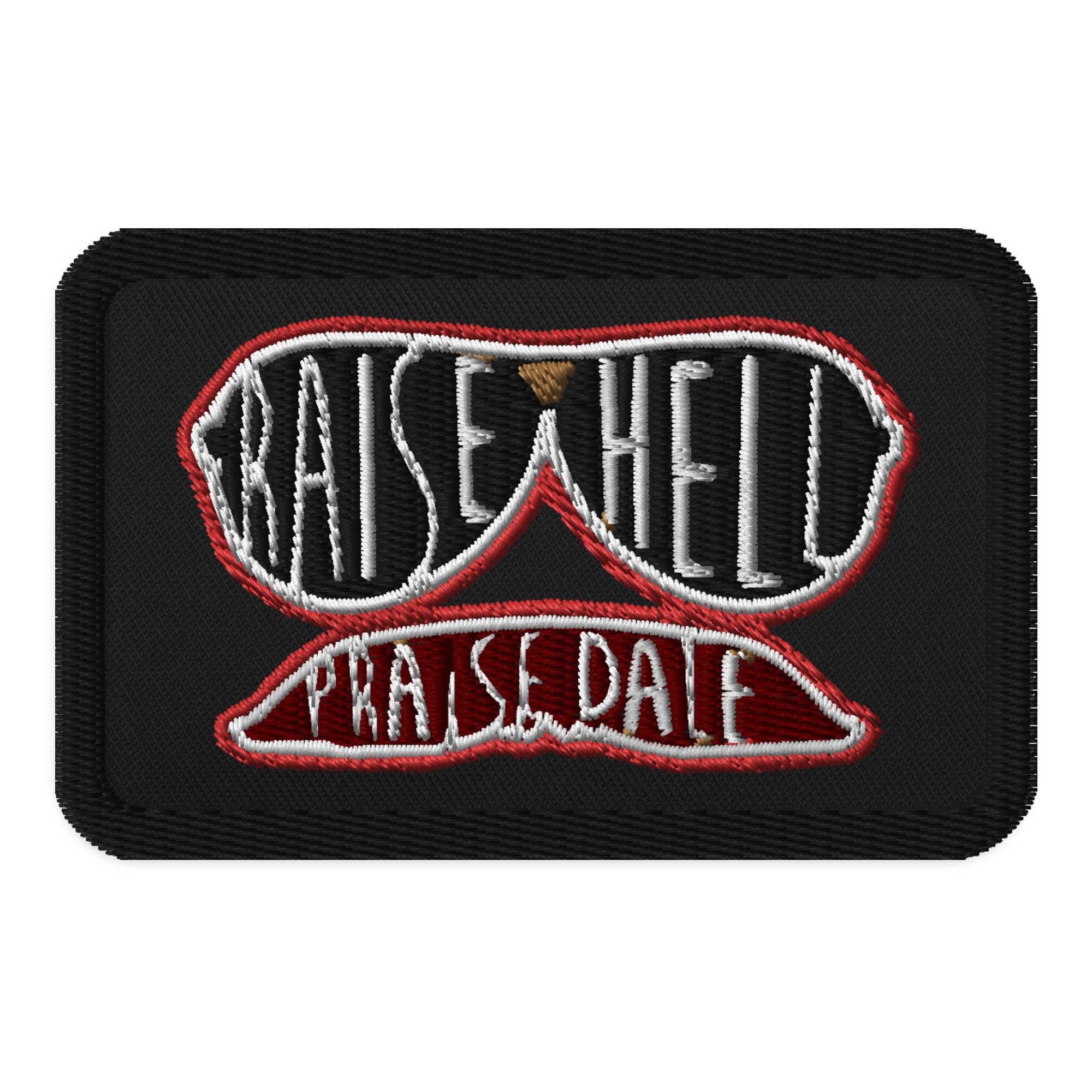 Raise Hell Praise Dale Embroidered Patch - Etsy